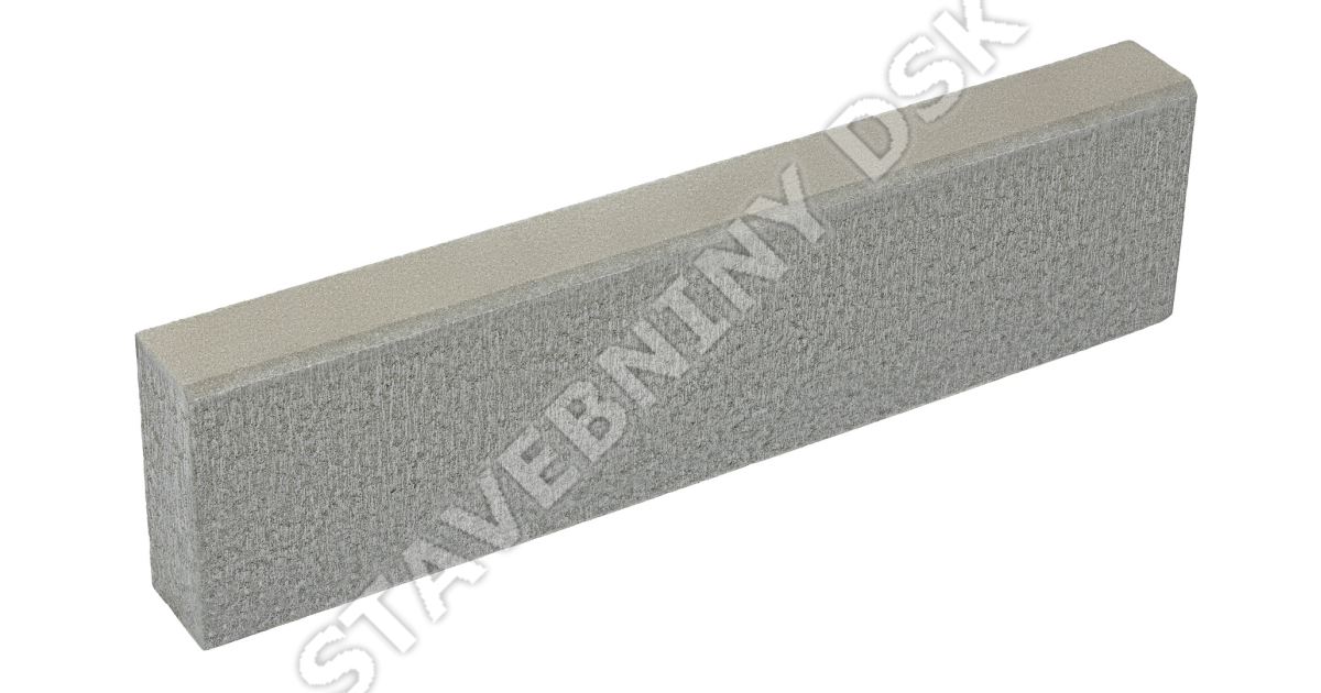 Betonový chodníkový obrubník Best Linea III 8x20x100 cm přírodní | DSK ...